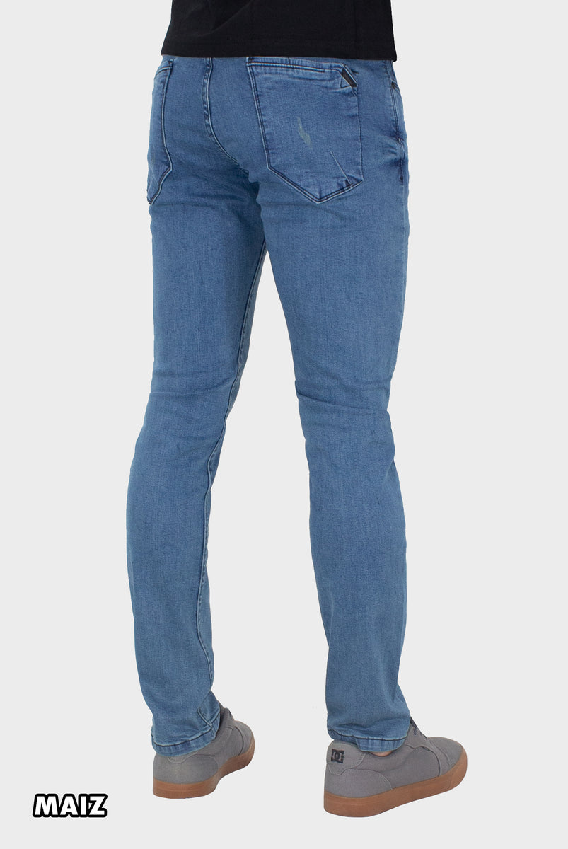 👖 Pantalón jean BORJA - comfort - semi pitillo – element premium